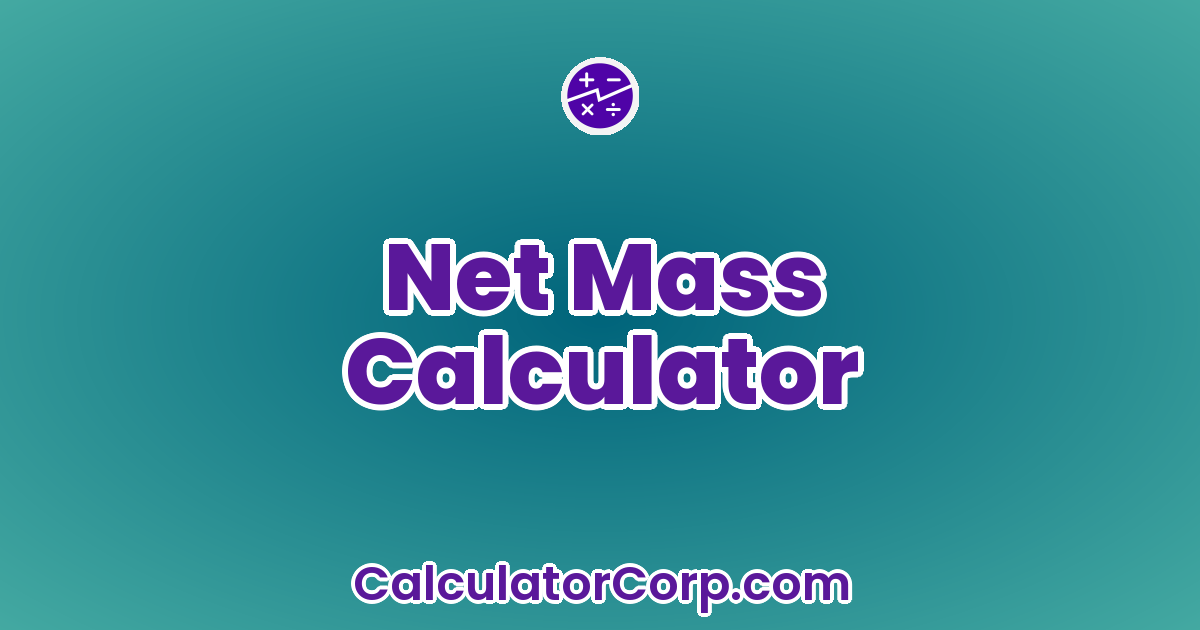Net Mass Calculator