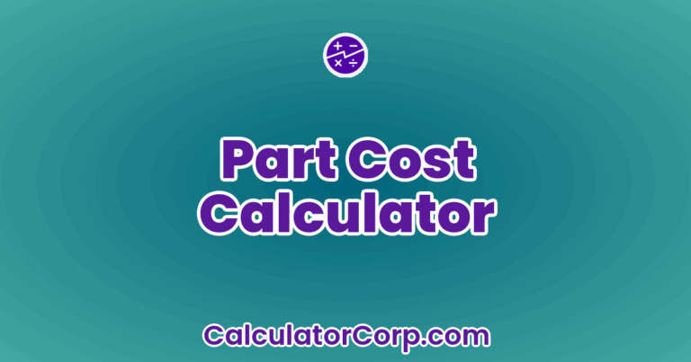 Part Cost Calculator
