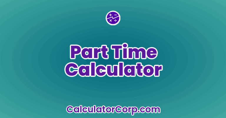 Part Time Calculator