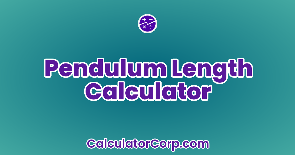 Pendulum Length Calculator