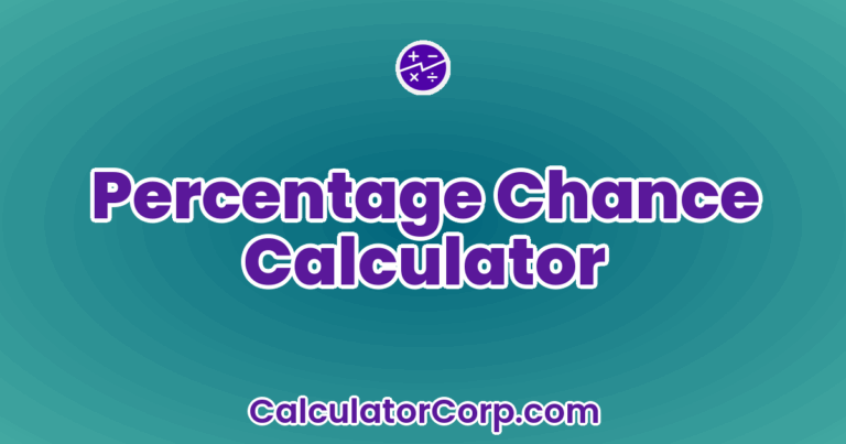 Percentage Chance Calculator