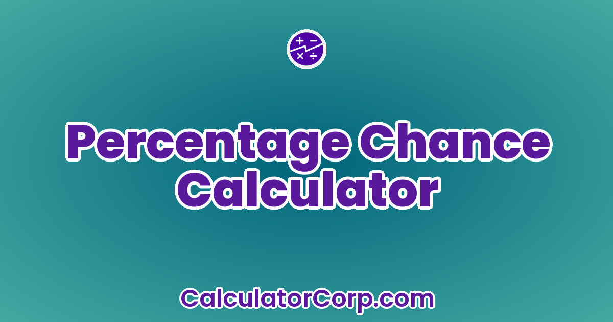Percentage Chance Calculator