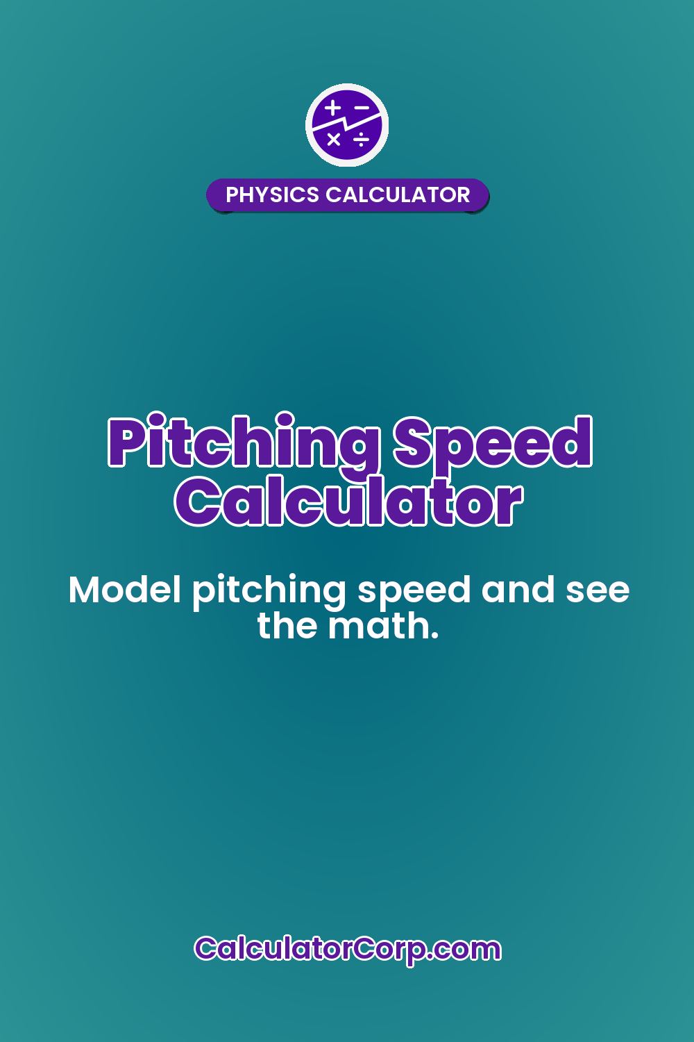 Pitching Speed Calculator
