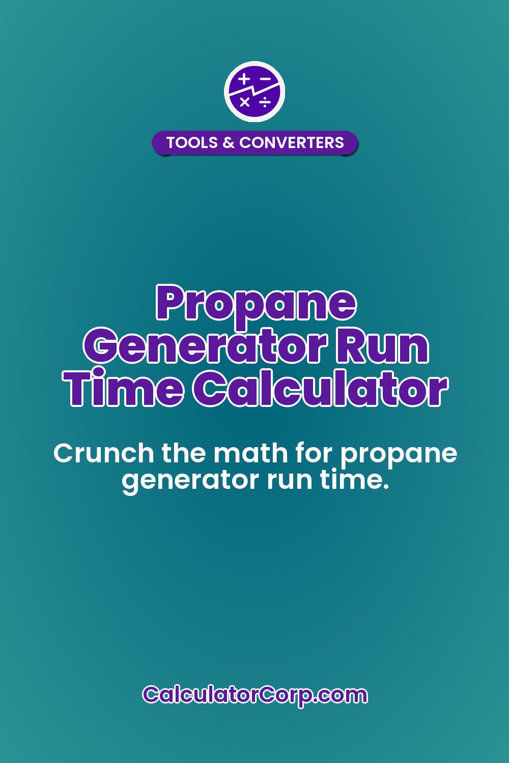Propane Generator Run Time Calculator