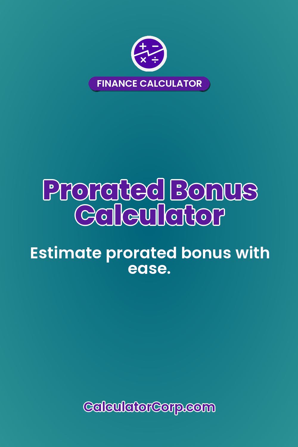 Prorated Bonus Calculator