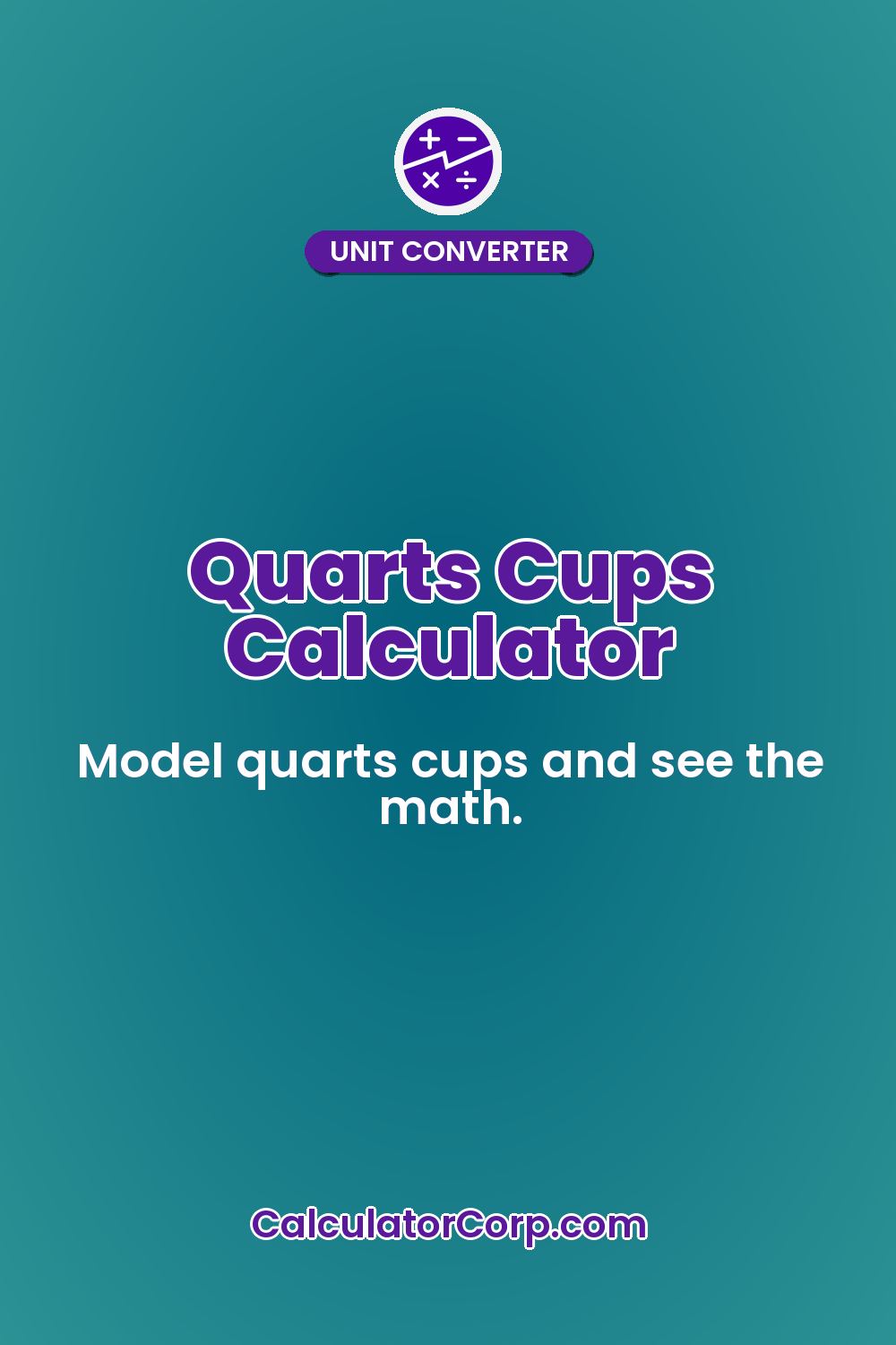 Quarts Cups Calculator