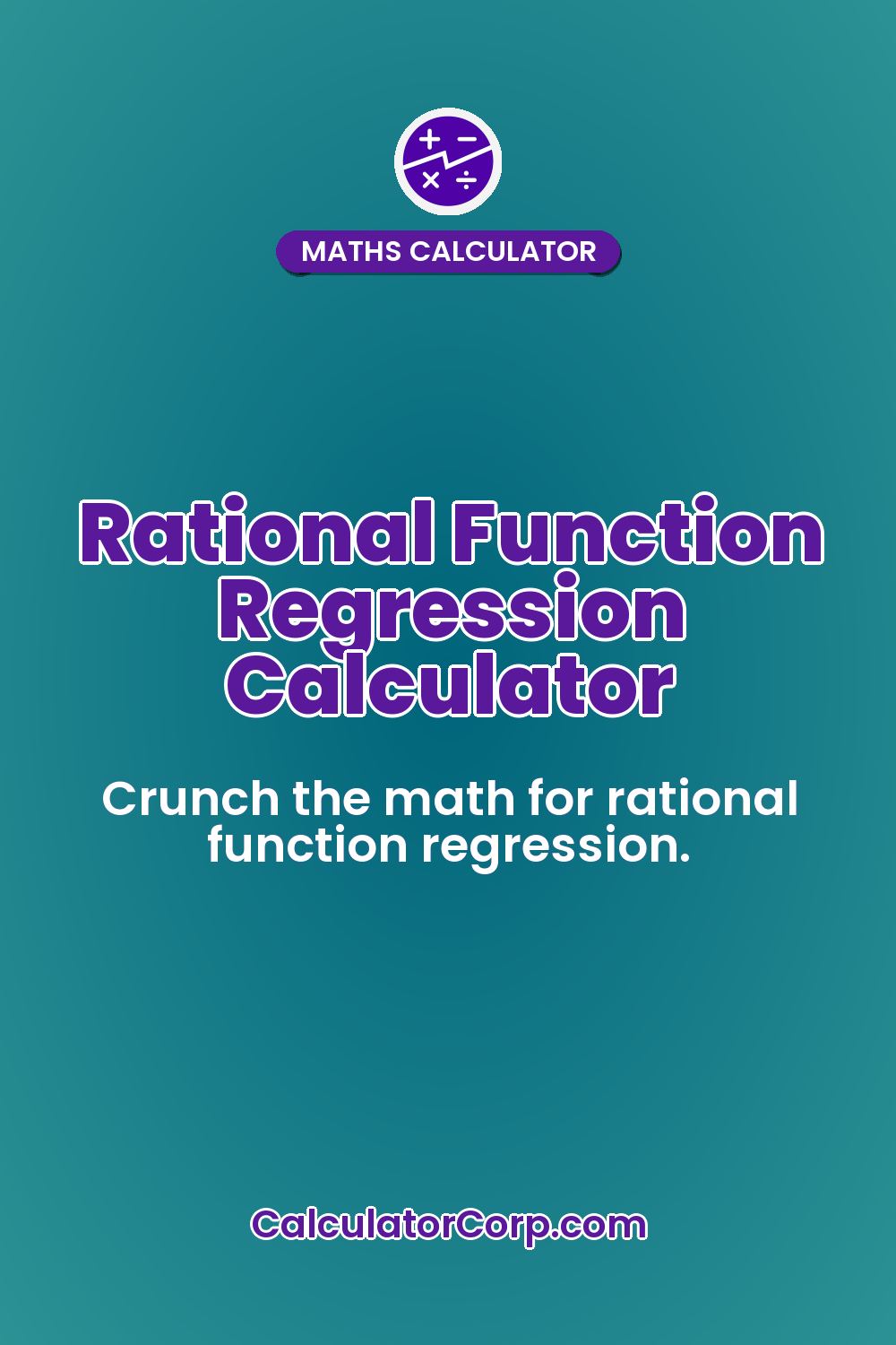 Rational Function Regression Calculator