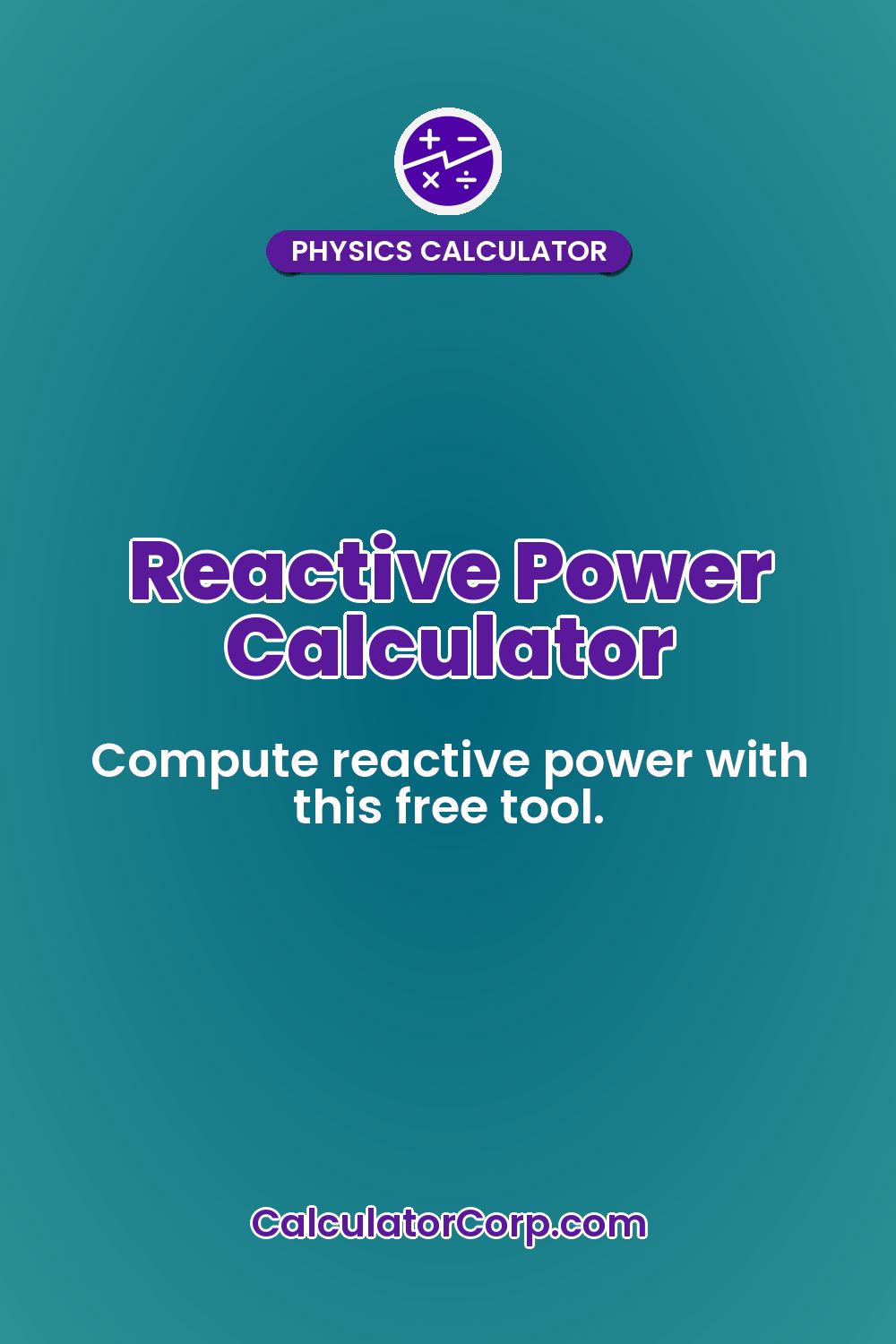 Reactive Power Calculator