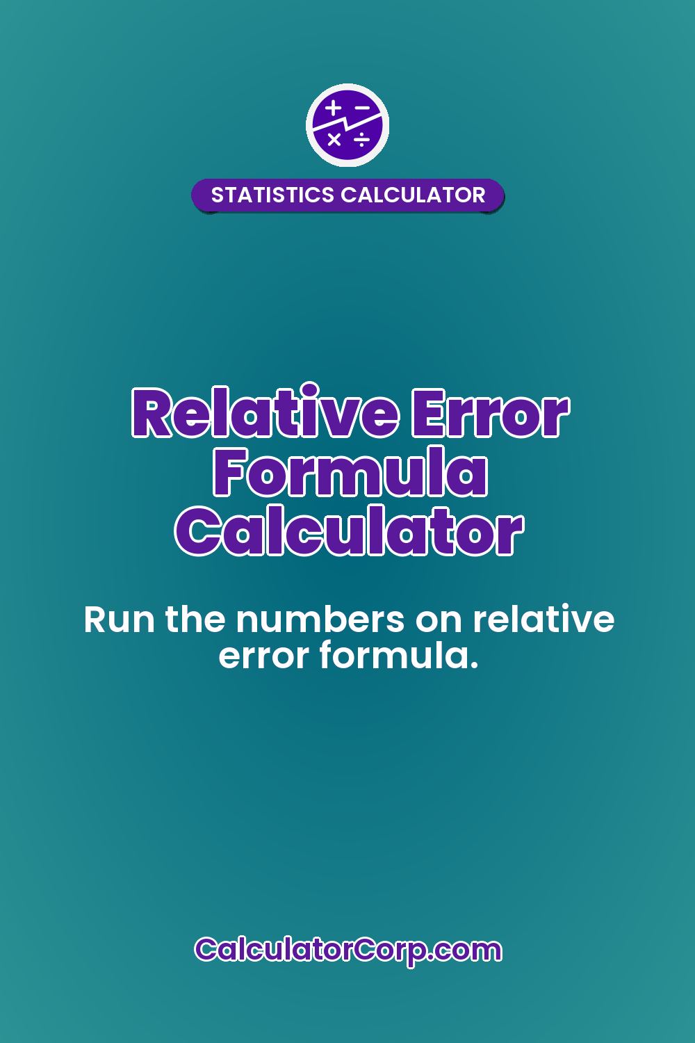 Relative Error Formula Calculator