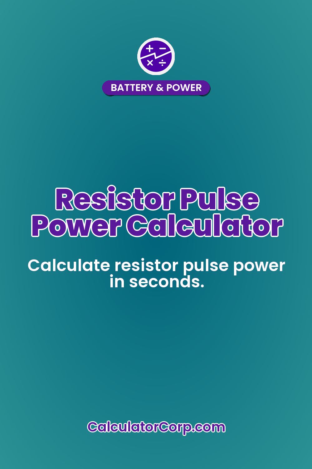 Resistor Pulse Power Calculator