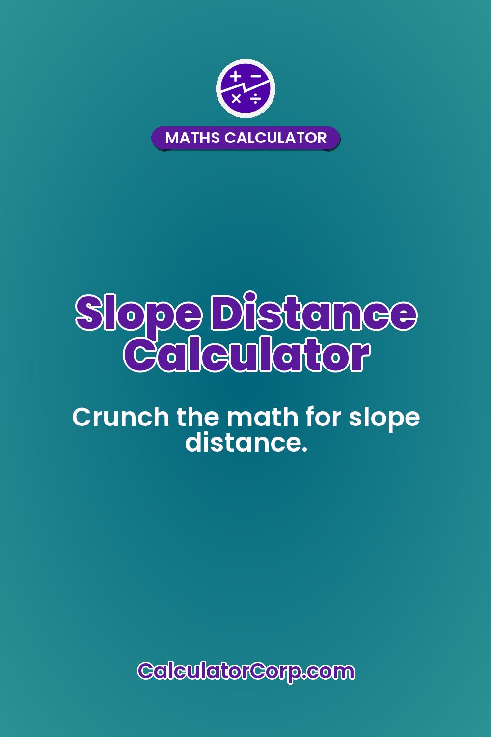 Slope Distance Calculator