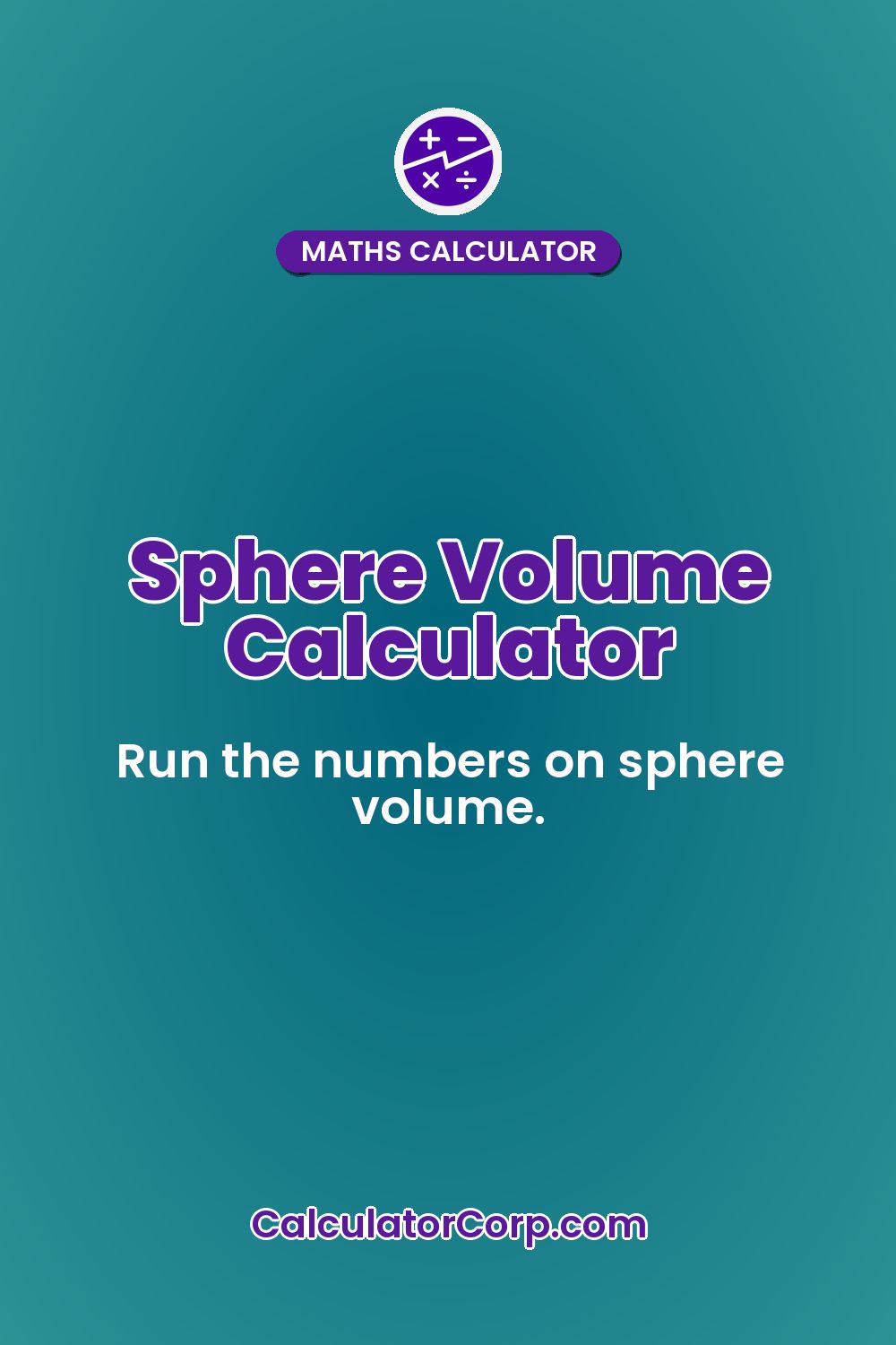 Sphere Volume Calculator