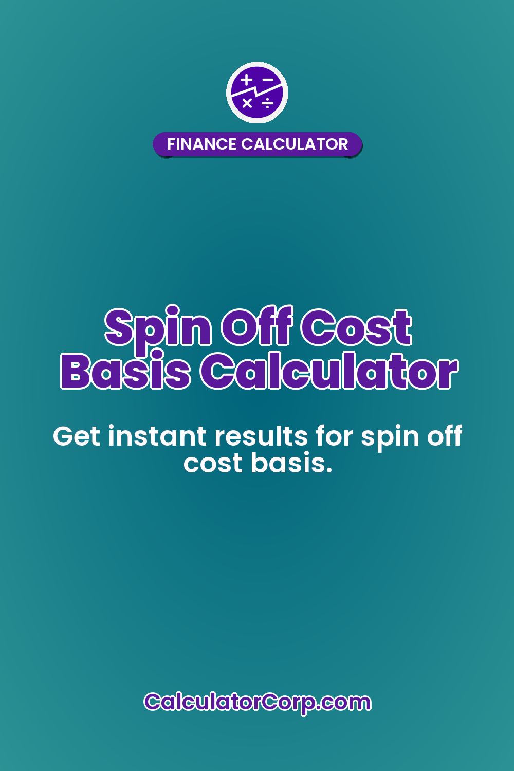 Spin Off Cost Basis Calculator