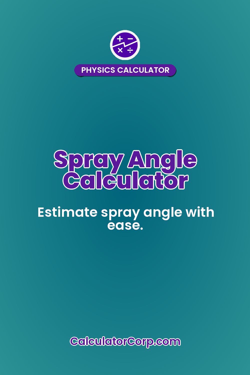 Spray Angle Calculator