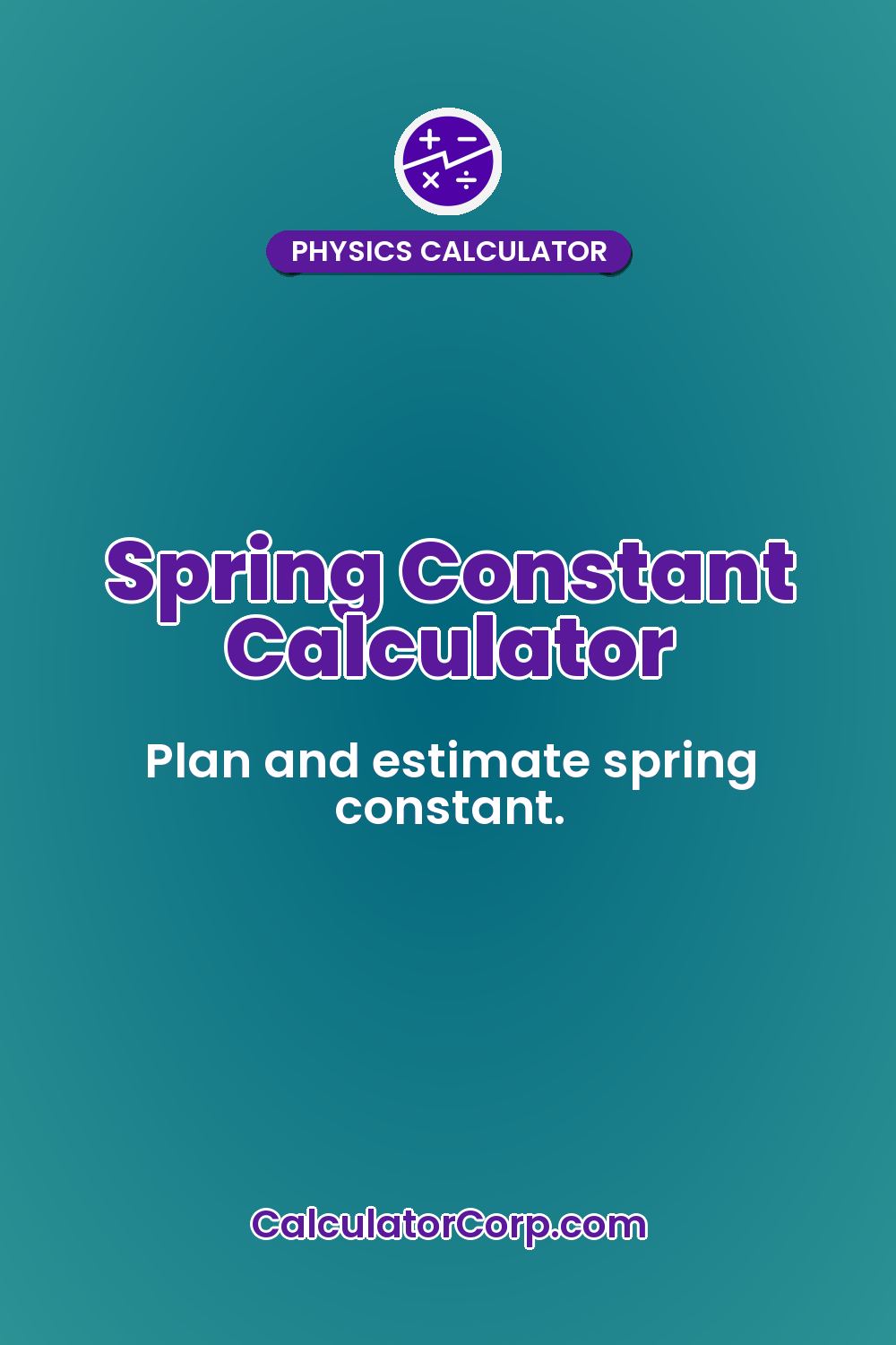 Spring Constant Calculator