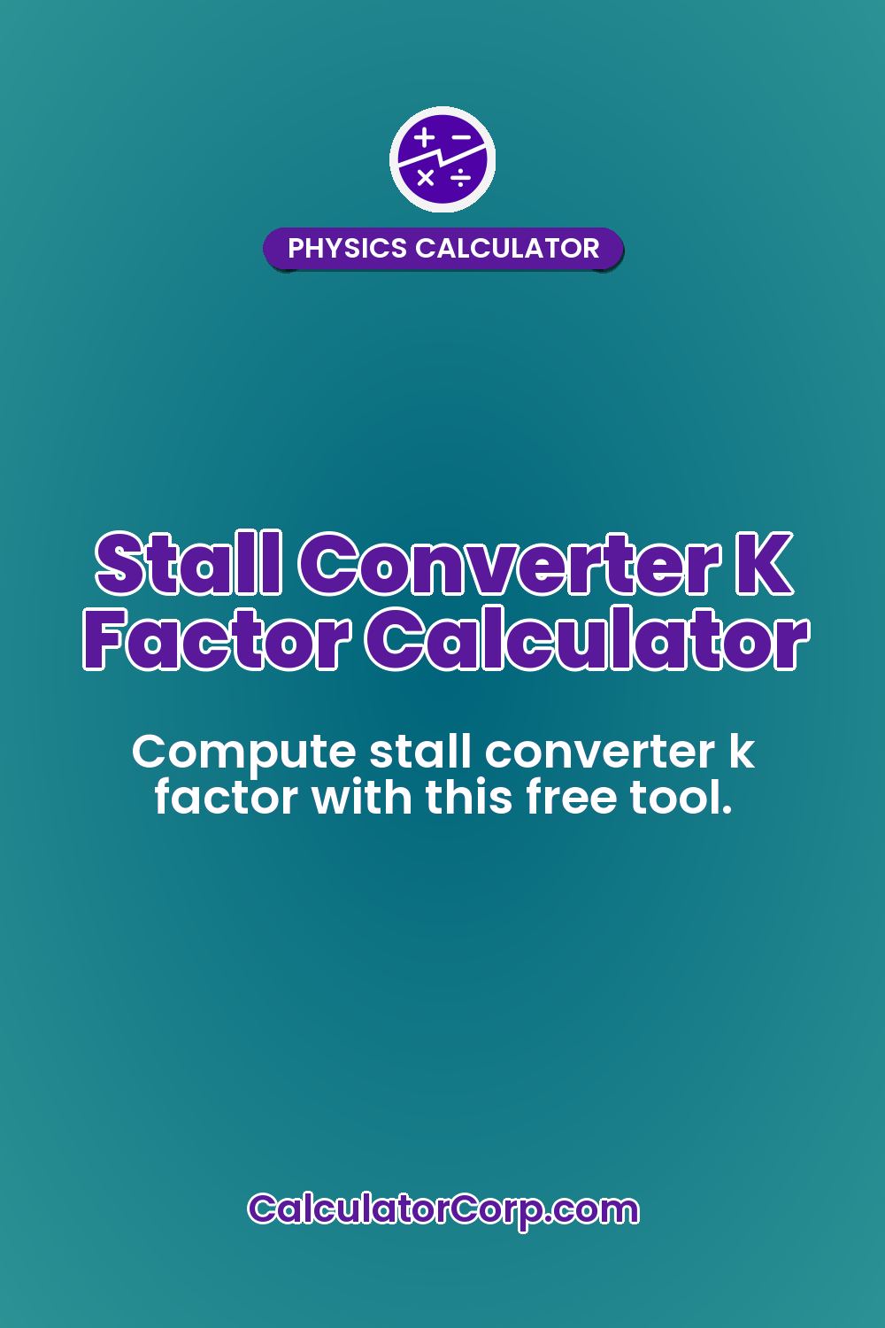 Stall Converter K Factor Calculator