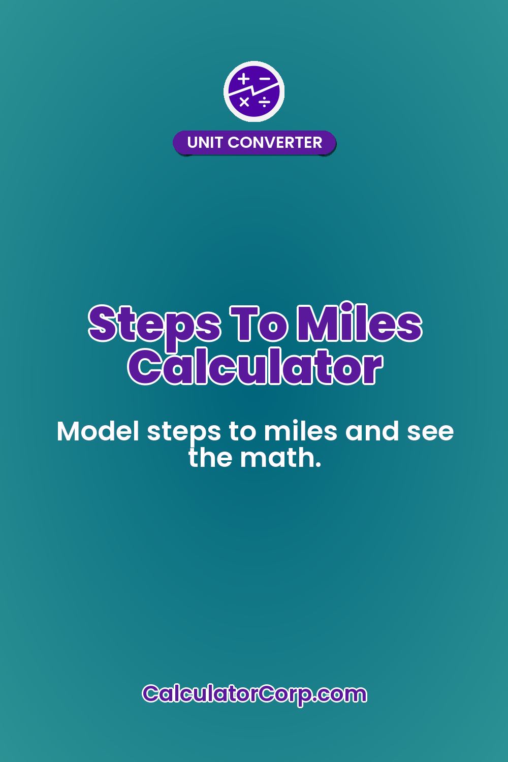 Steps To Miles Calculator