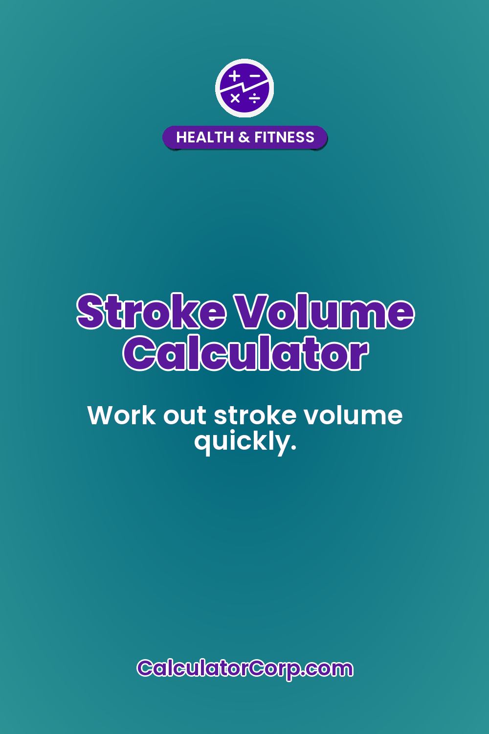 Stroke Volume Calculator