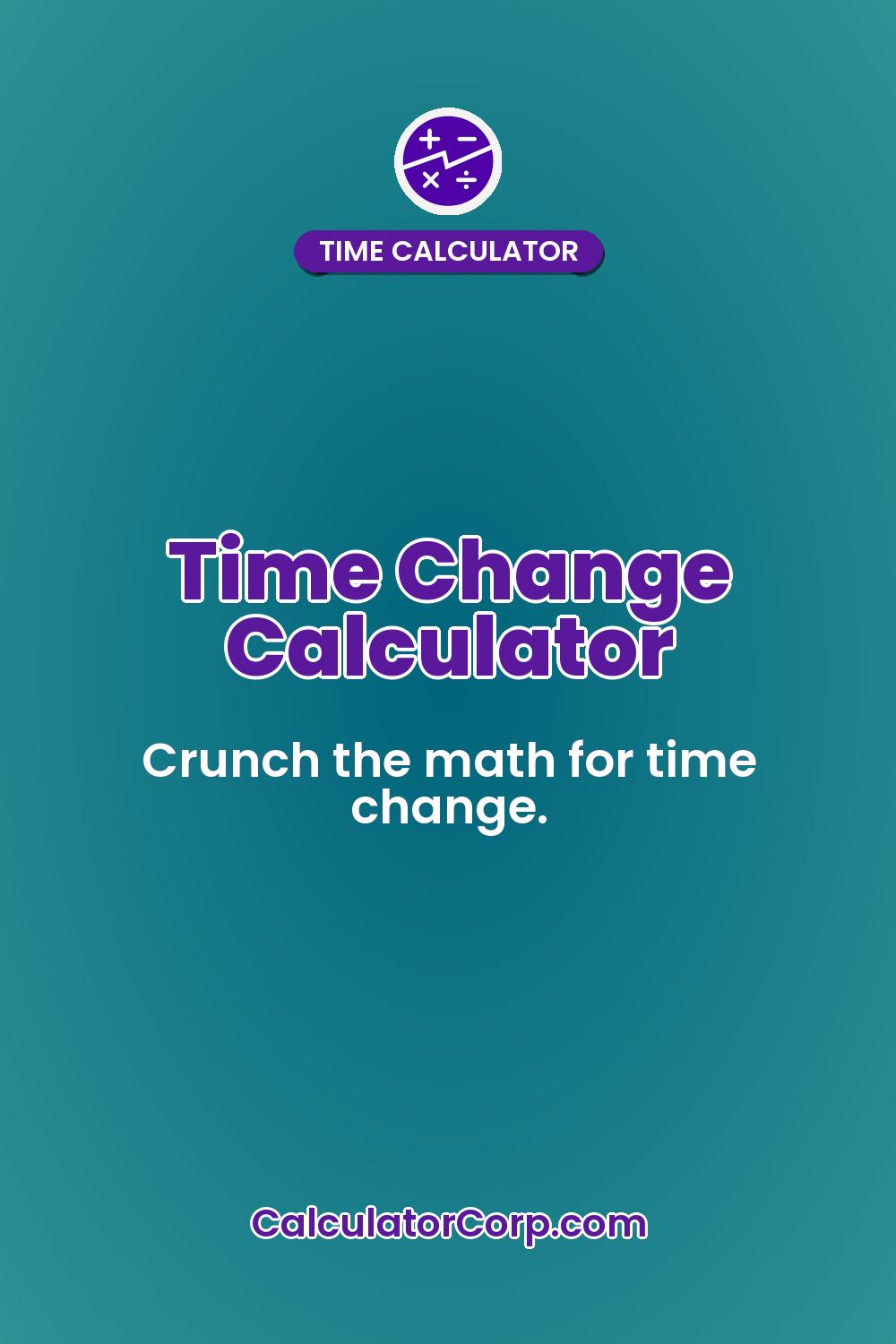 Time Change Calculator