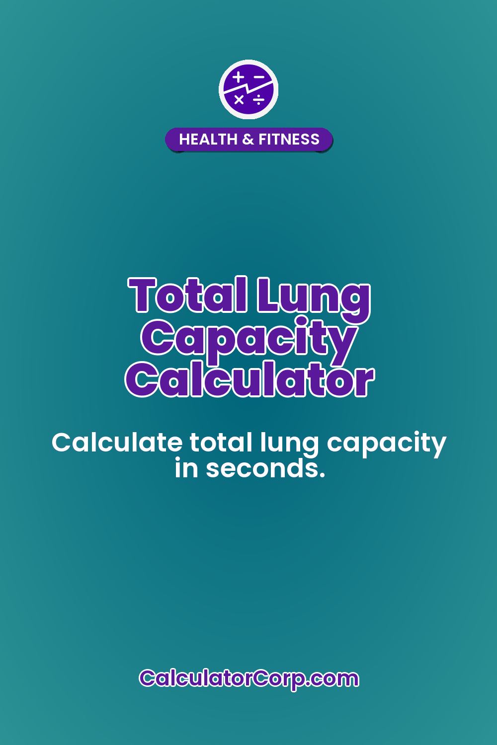 Total Lung Capacity Calculator