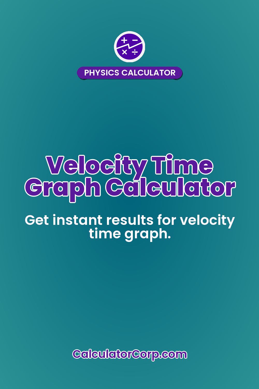 Velocity Time Graph Calculator