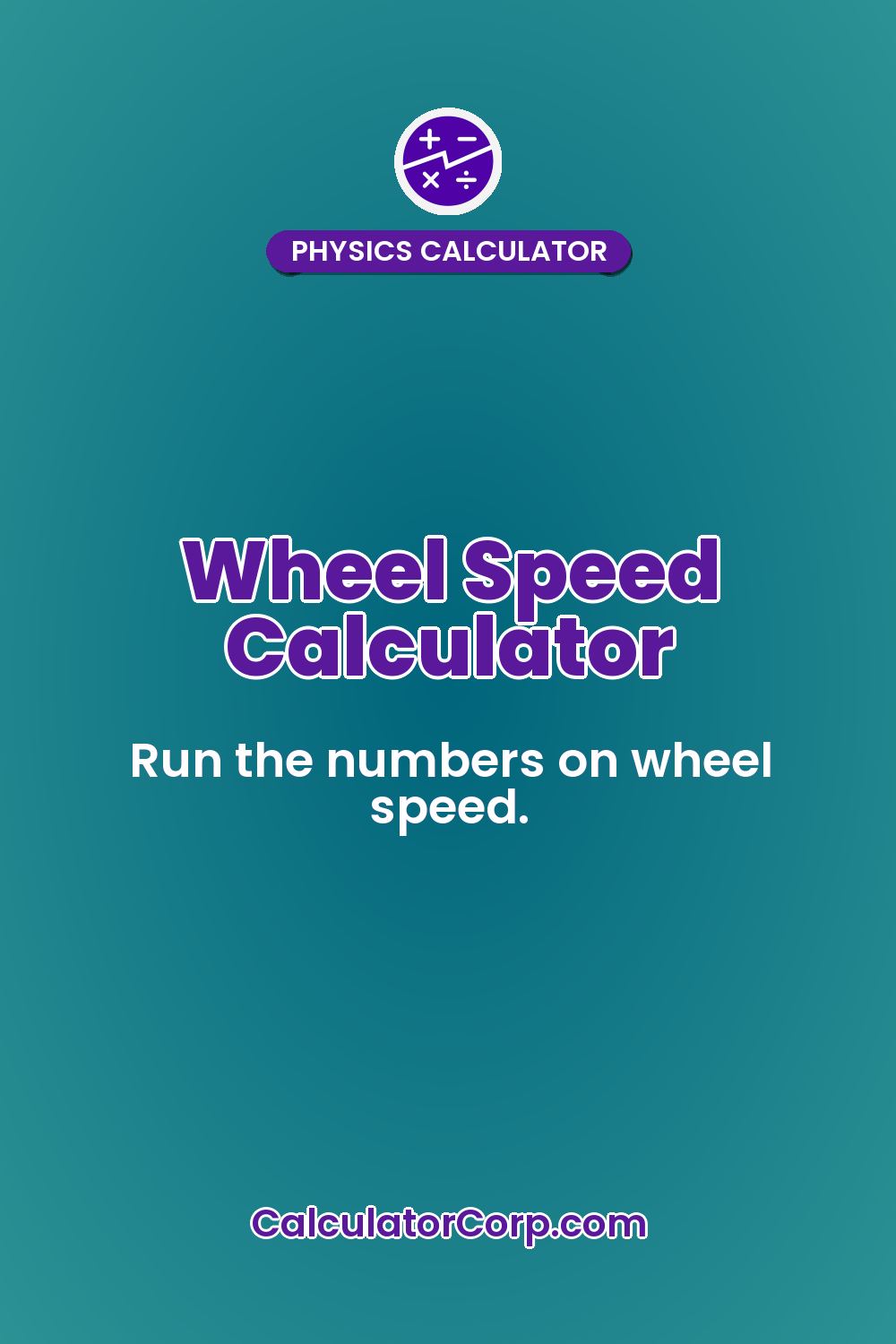 Wheel Speed Calculator