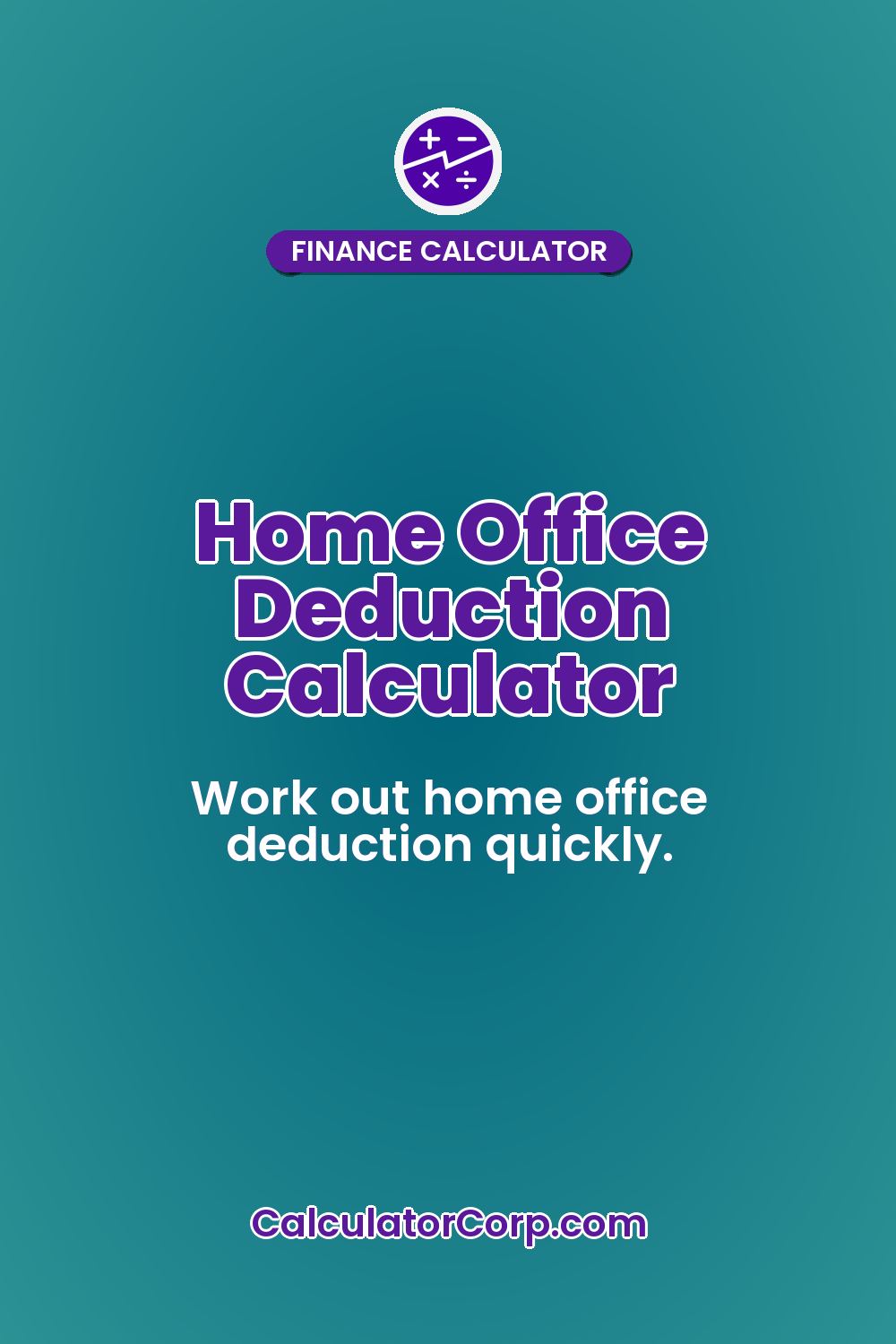 Home Office Deduction Calculator (Updated)