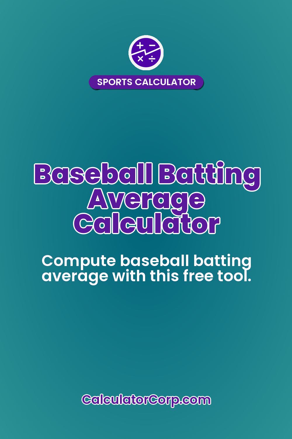 Baseball Batting Average Calculator