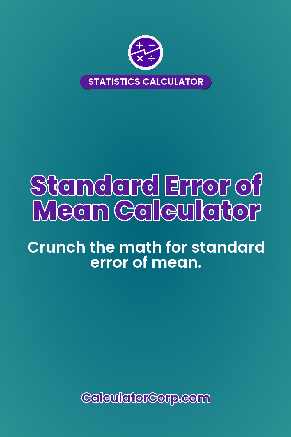 Standard Error Of Mean Calculator