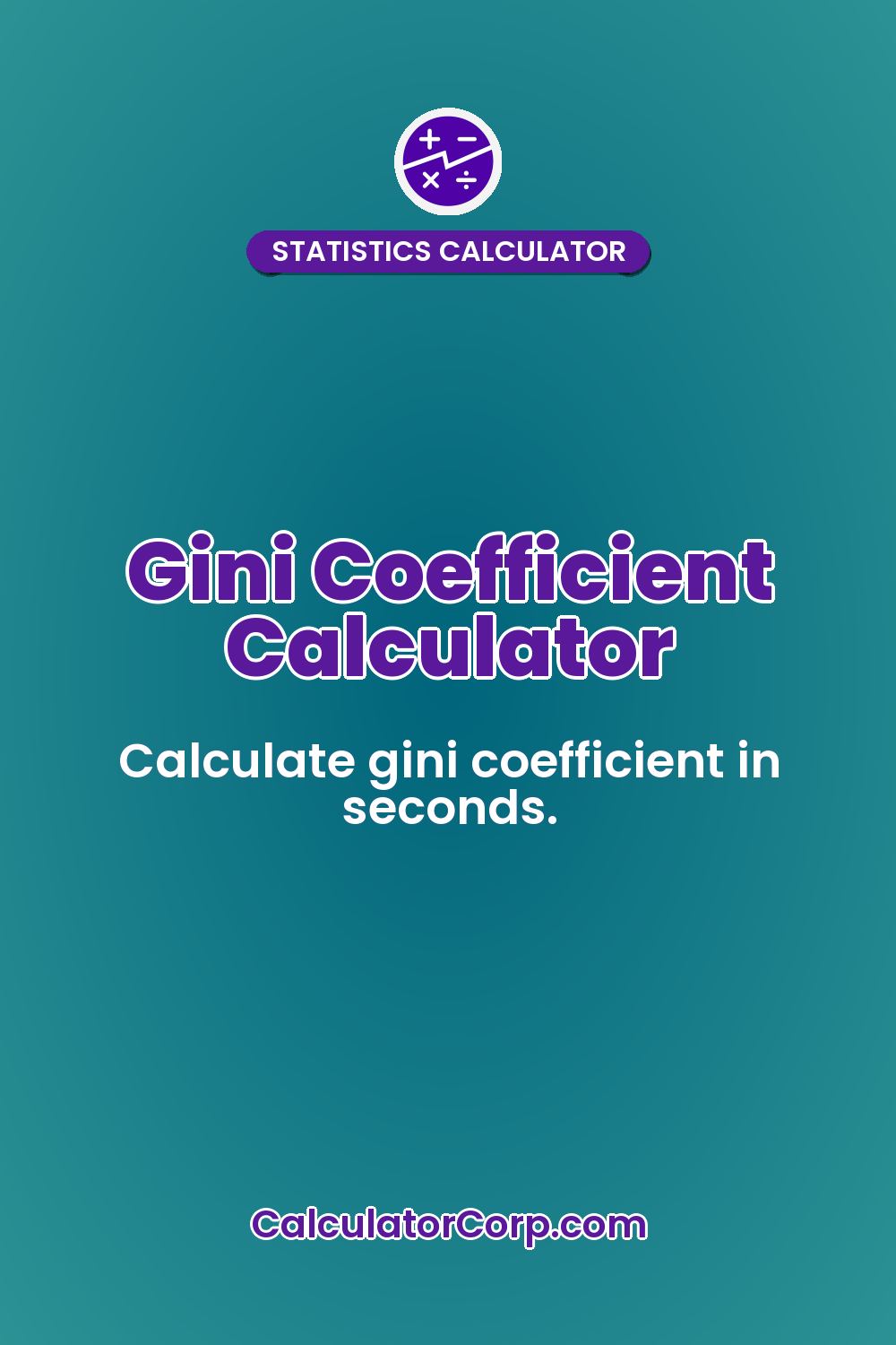 Gini Coefficient Calculator