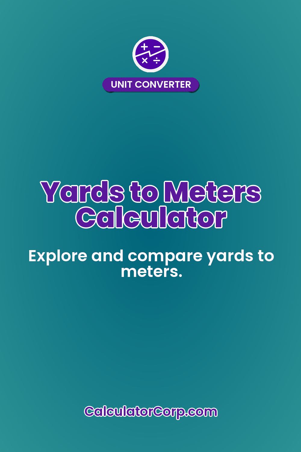 Yards To Meters Calculator