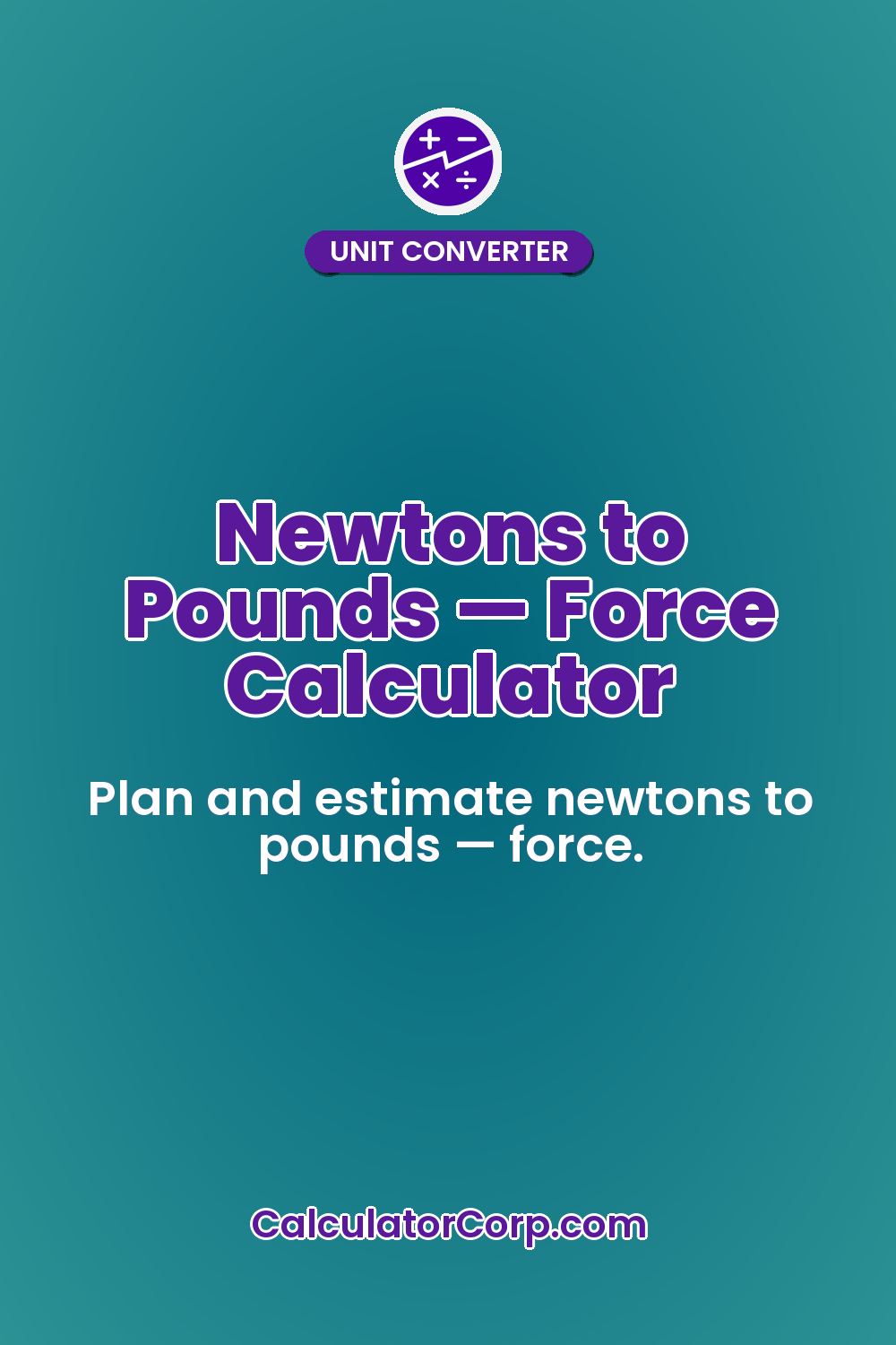 Newtons To Pounds-Force Calculator