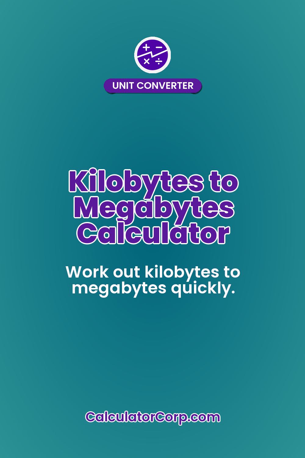 Kilobytes To Megabytes Calculator
