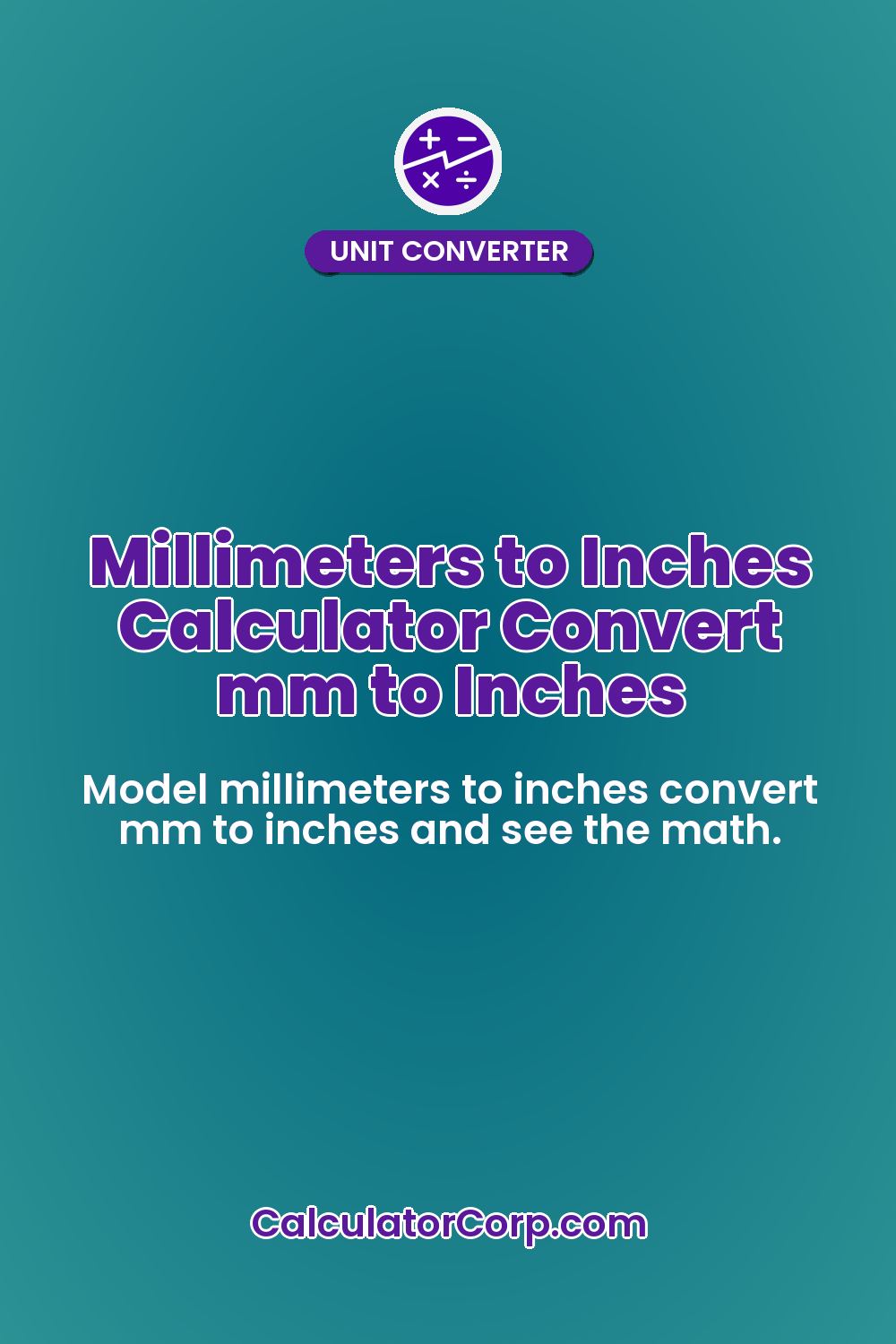 Millimeters To Inches Calculator | Convert Mm To Inches