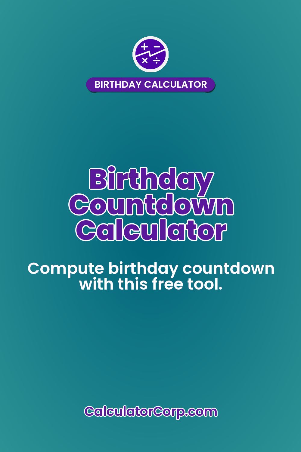Birthday Countdown Calculator