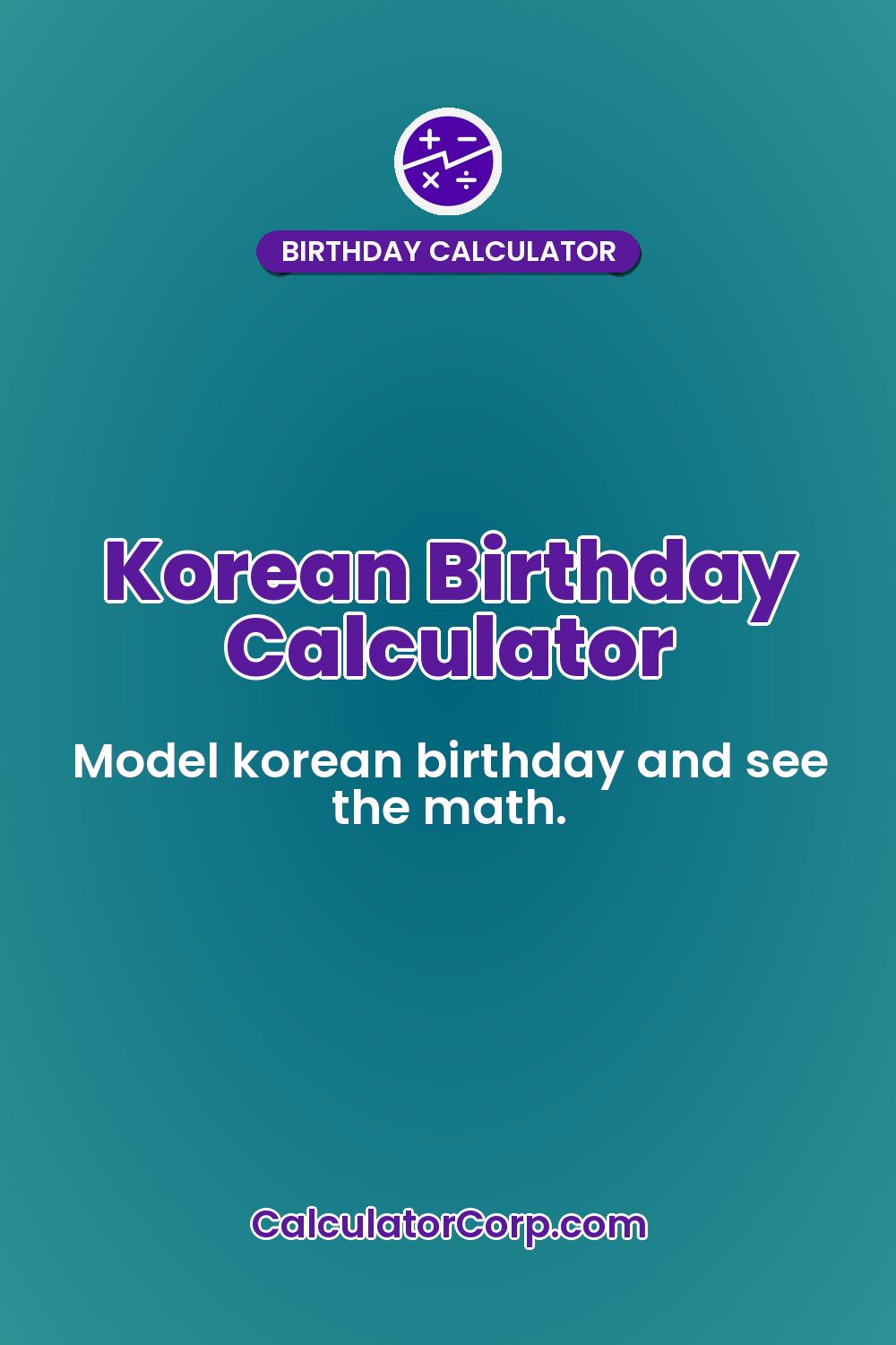 Korean Birthday Calculator