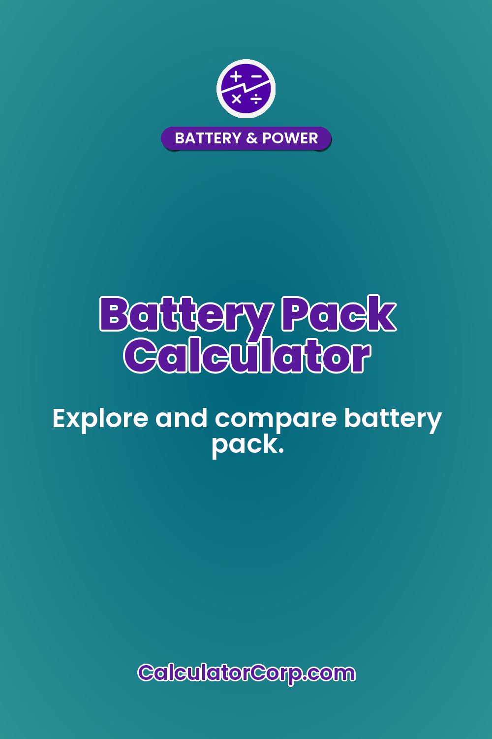 Battery Pack Calculator