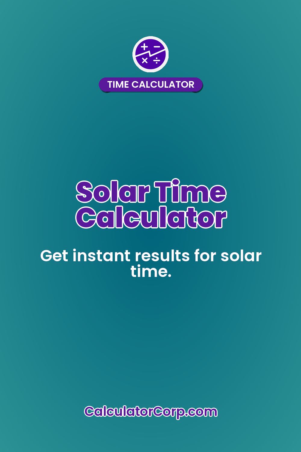 Solar Time Calculator
