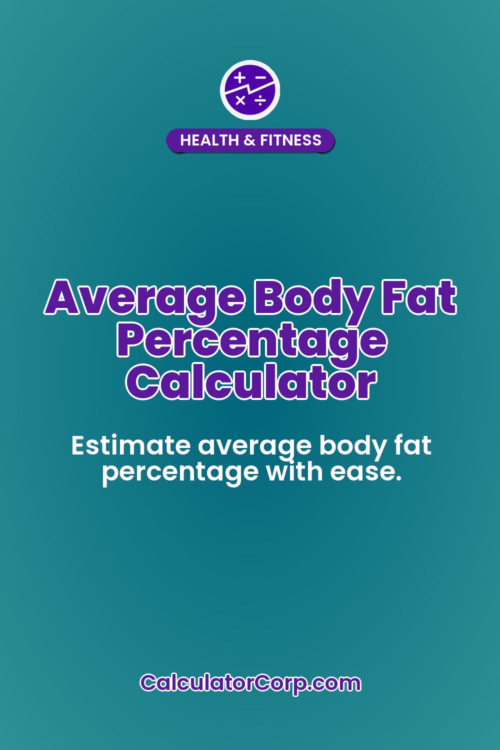Average Body Fat Percentage Calculator