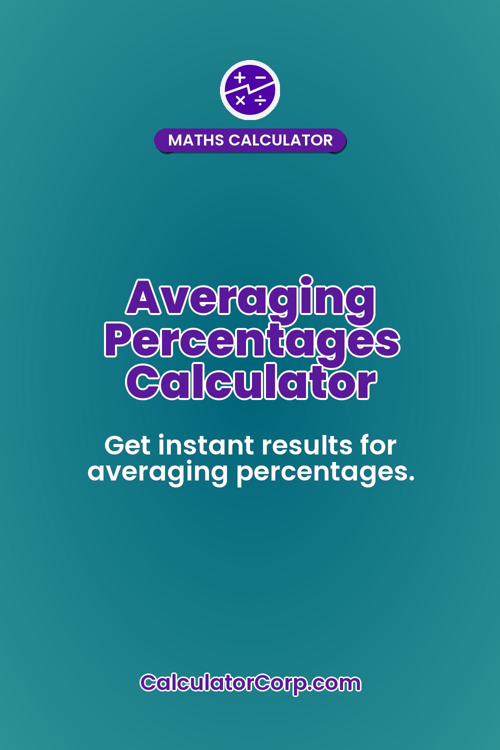 Averaging Percentages Calculator