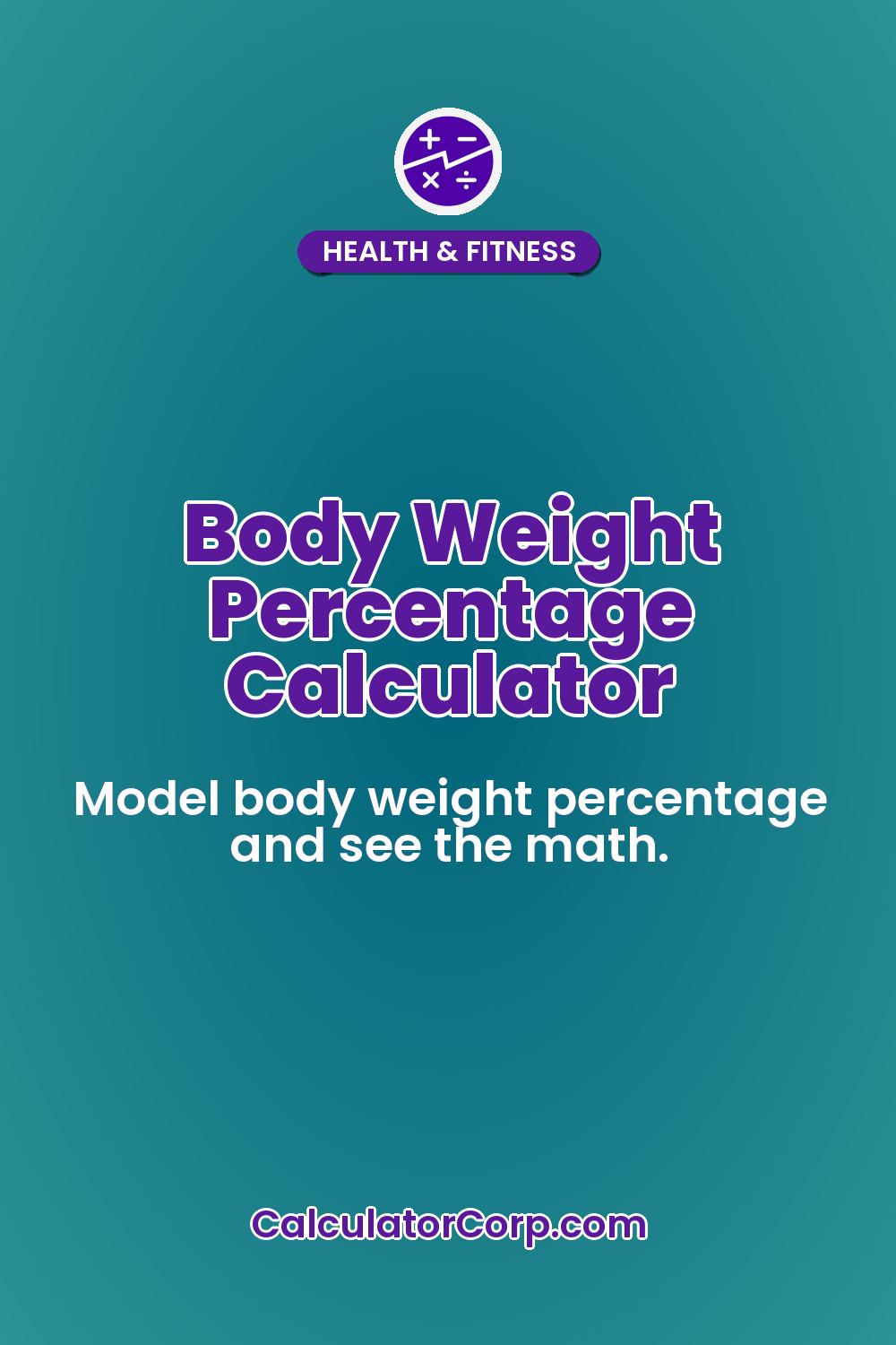 Body Weight Percentage Calculator