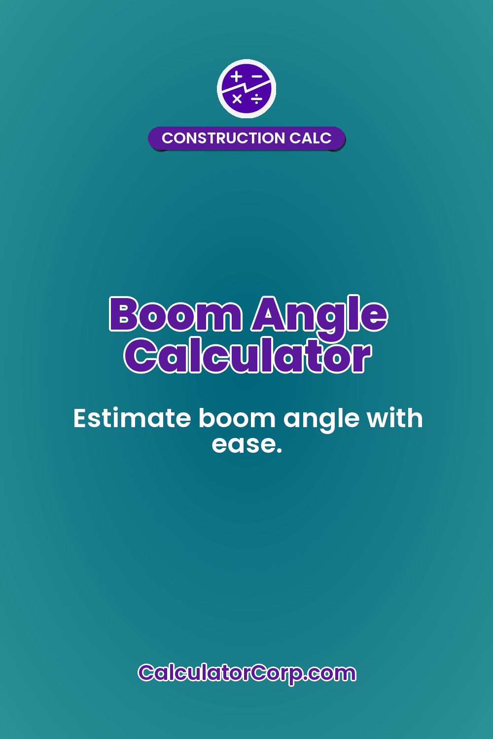 Boom Angle Calculator
