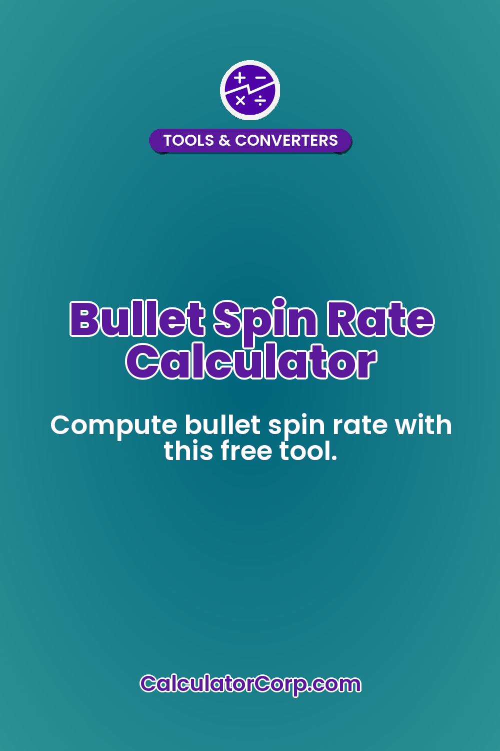 Bullet Spin Rate Calculator