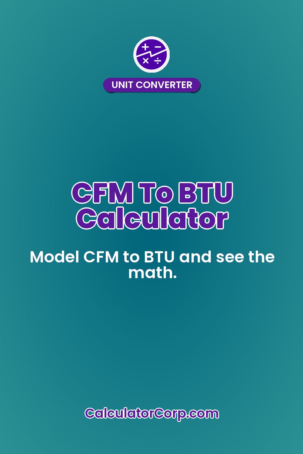CFM To BTU Calculator