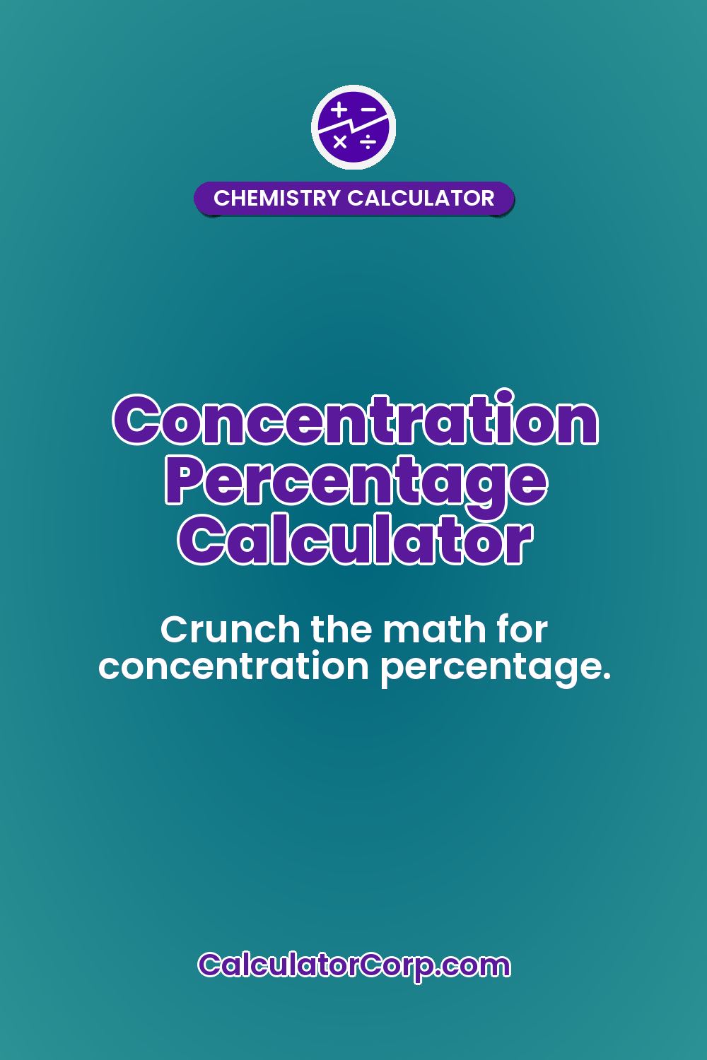Concentration Percentage Calculator