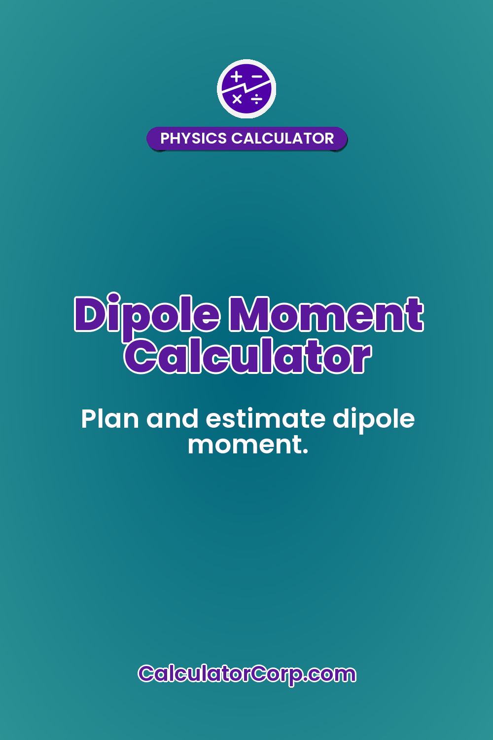 Dipole Moment Calculator