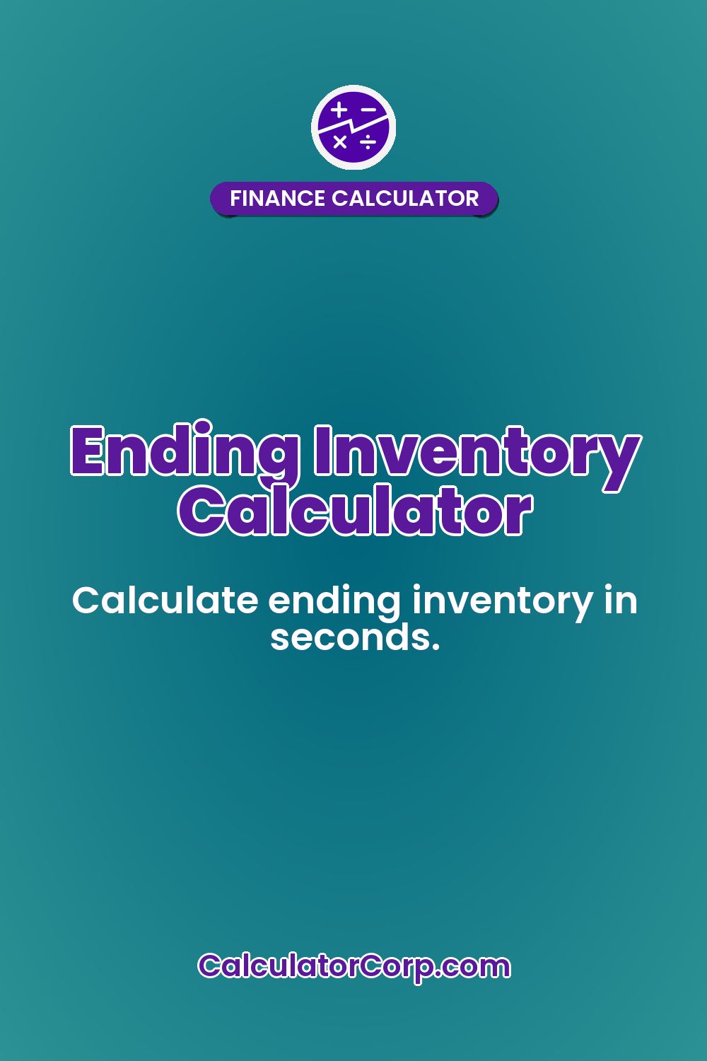 Ending Inventory Calculator