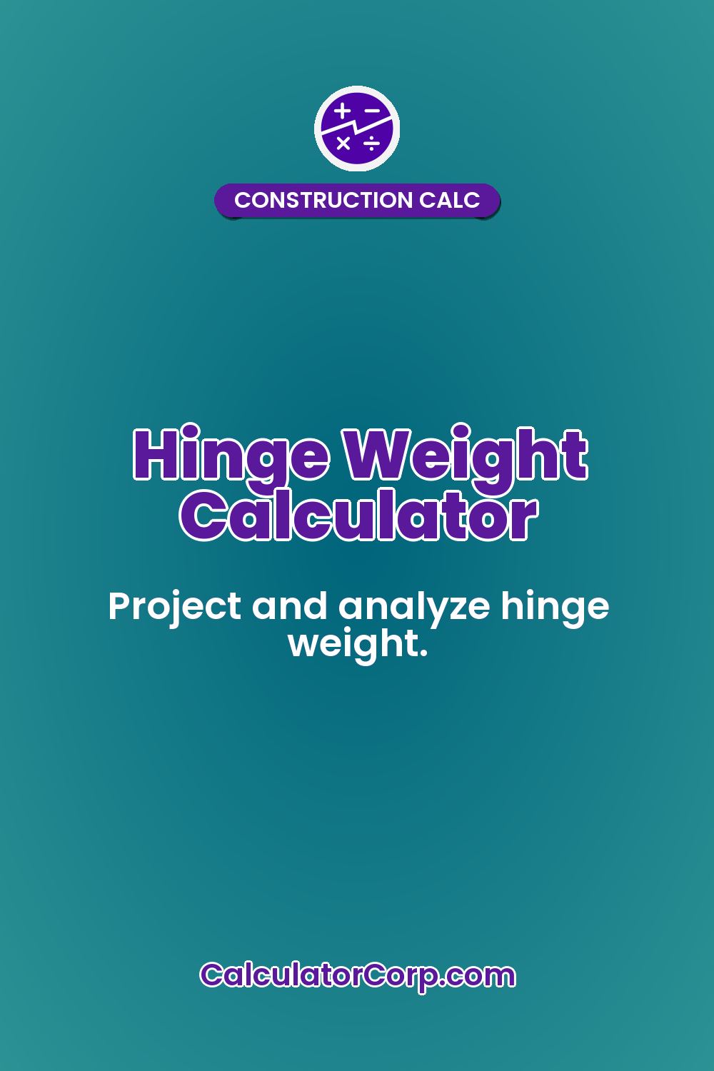 Hinge Weight Calculator