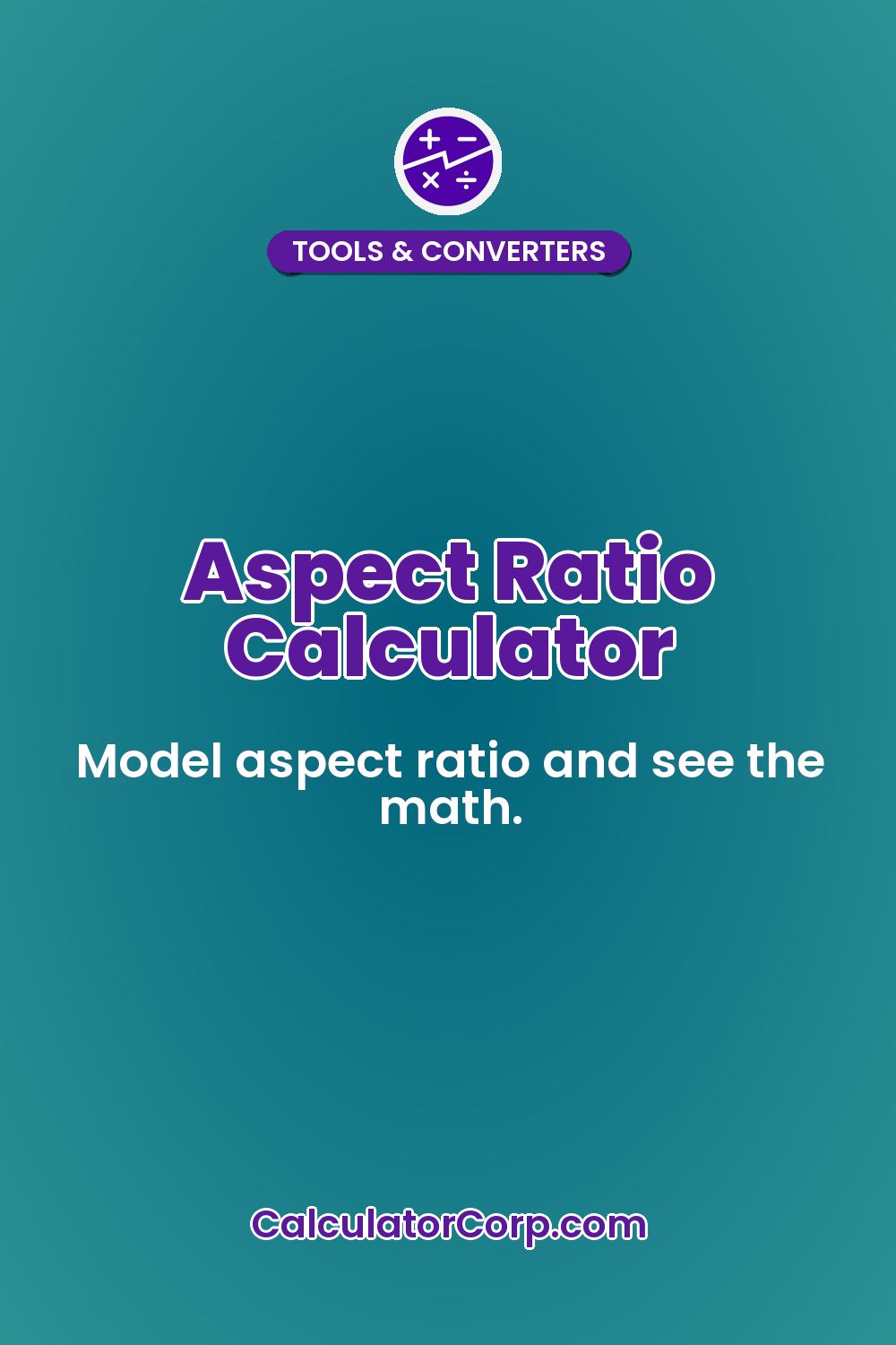 How To Calculate Aspect Ratio Calculator