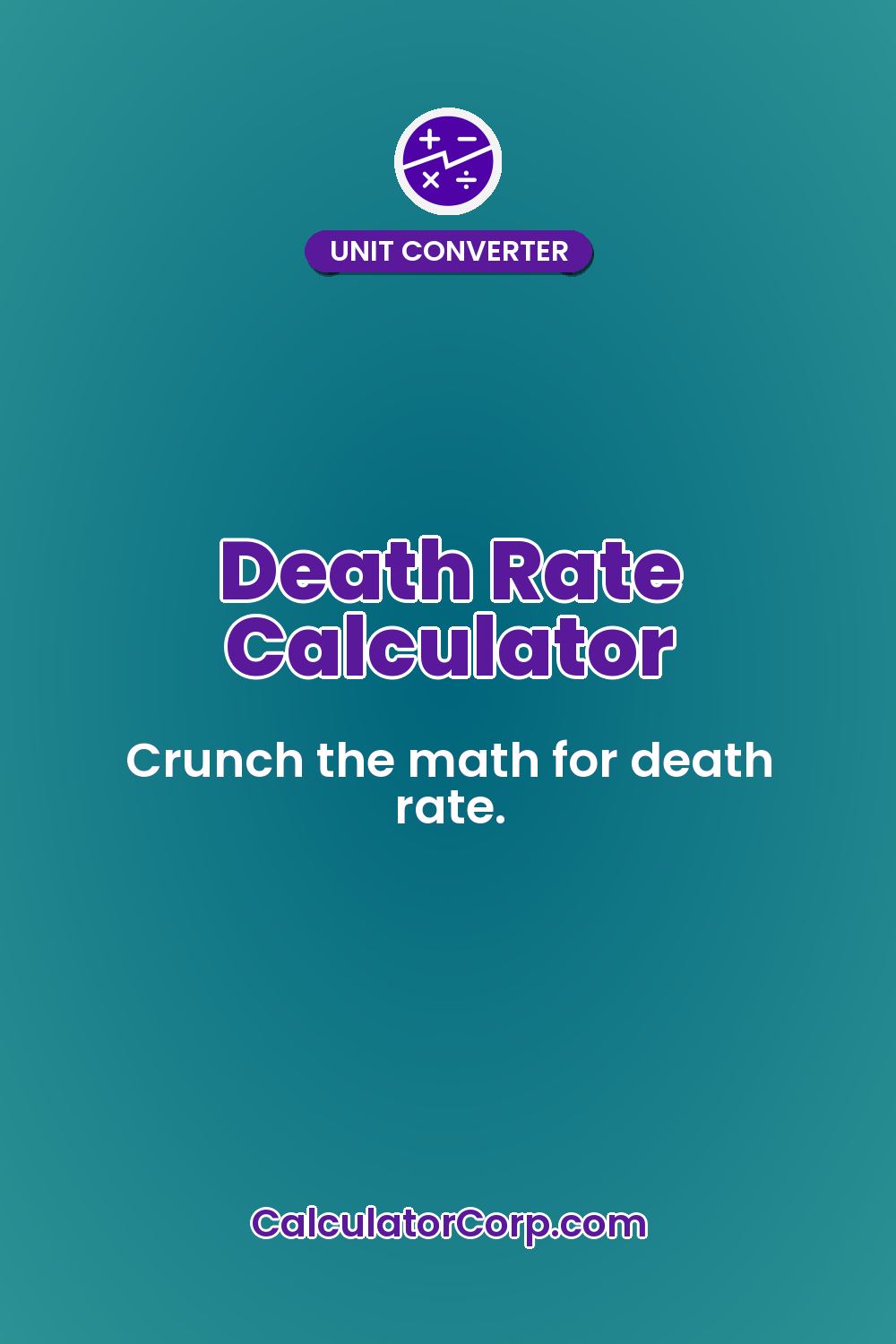 How To Calculate Death Rate Calculator